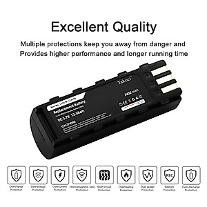 GIKYSUIZ 2-Pack 3400mAh Replacement Battery for Symbol/Zebra BTRY-LS34IAB00-00 Compatible with Symbol/Zebra LS3478 & LS3578 Series Handheld Barcode Scanner