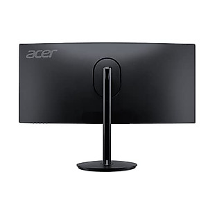 Acer Nitro 34" QHD 3440 x 1440 1500R Curved PC Gaming Monitor AMD FreeSync Premium 165Hz Refresh 1ms (VRB) ZeroFrame Design 2 x Display Port 1.4 & 2 x HDMI 2.0 Ports XZ342CU Sbmiipphx,Black