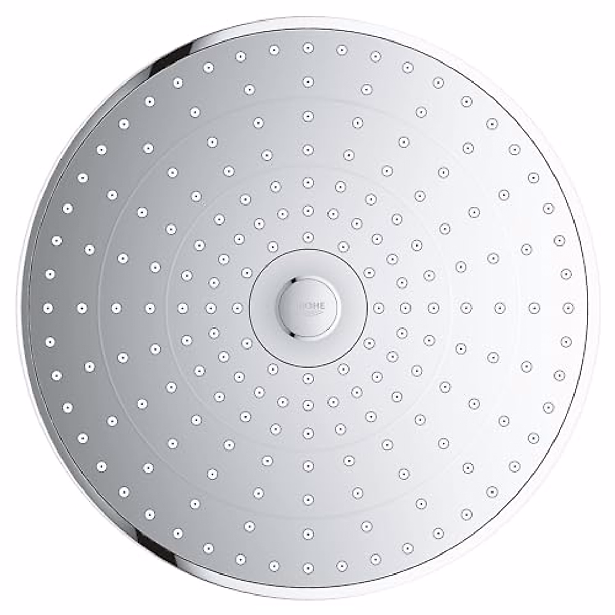 GROHE 26457000 Euphoria Rain Showerhead, 10 Inches Starlight Chrome