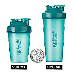 Blender Bottle Classic Shaker cup/Diet Shaker/Protein Shaker with Blenderball / 820ml - teal