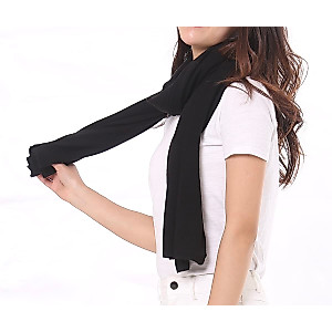 BRUCERIVER Women's Wool Blended Versatile Multi Style Long Knit Poncho Shawls