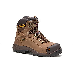 Cat Footwear Men's Diagnostic HI ST Work Boot, Dark Beige, 10