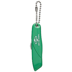 Alvin, CUK-11, Mini Zip Utility Retractable Blade Knife, 3" - Green