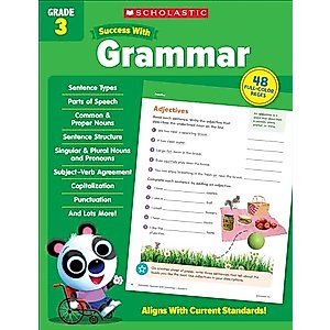 Scholastic Success with Grammar Grade 3 Workbook