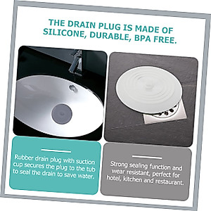 SEWOART 4pcs Bathtub Plug Bathtub Sink Covers Strainer Tube Sink Filter Drain Cover Bathroom Tub Bathtub Drain Stoppers Plugs Bathtub Stoppers Washroom Drain Covers Sink Stopper