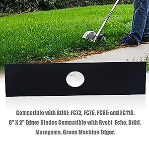 5 Pack 613223 Edger Blades Compatible with Ryobi, Echo, Stihl, Maruyama, Green Machine Edger, Replace 720-237-001, 4133-713-4101, 216062, 237001-1 Inch Center Hole