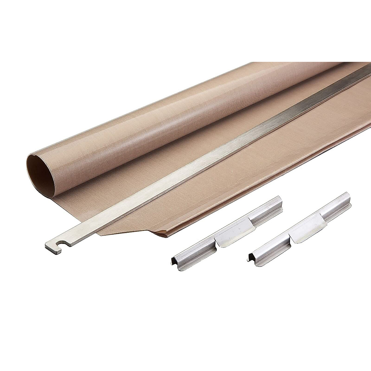 Vulcan VMCS 101/201 Clamshell Griddle PTFE Release Sheet kit with (1) Bracket, (2) Clips, (2) Teflon Sheets