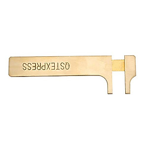 Brass Mini Vernier Caliper Sliding Gauge Vernier Caliper Double Scales mm/inch Ruler Measuring Tool for Jewellery Measurement 80mm/100mm (Double Scale 80mm)