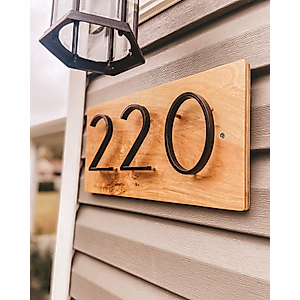 Hardware Set for Flaoting House Numebrs, House Numbers Screws for Outside, Screw Set for Modern and Sleek Floating Address Numbers, Mounting System Parts