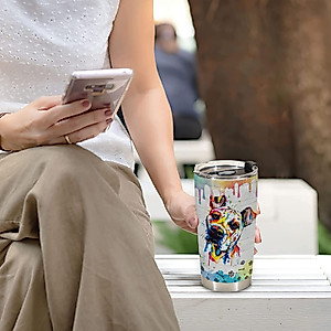 Limima Gifts for Pitbull Lovers for Christmas, Pitbull Gifts for Owners, Christmas - Halloween - Birthday Gift Ideas for Pitbull Mom - Pitbull Dad, Pitbull Funny Facts 20oz Tumbler Cup Mug