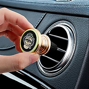 Rastaman Skull Art Magnetic Phone Holder for Car Air Vent Holder Clip Compatible with All Smartphones & Tablets