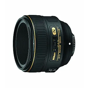 Nikon AF-S FX NIKKOR 58mm f/1.4G Lens for Nikon DSLR Cameras (Renewed)