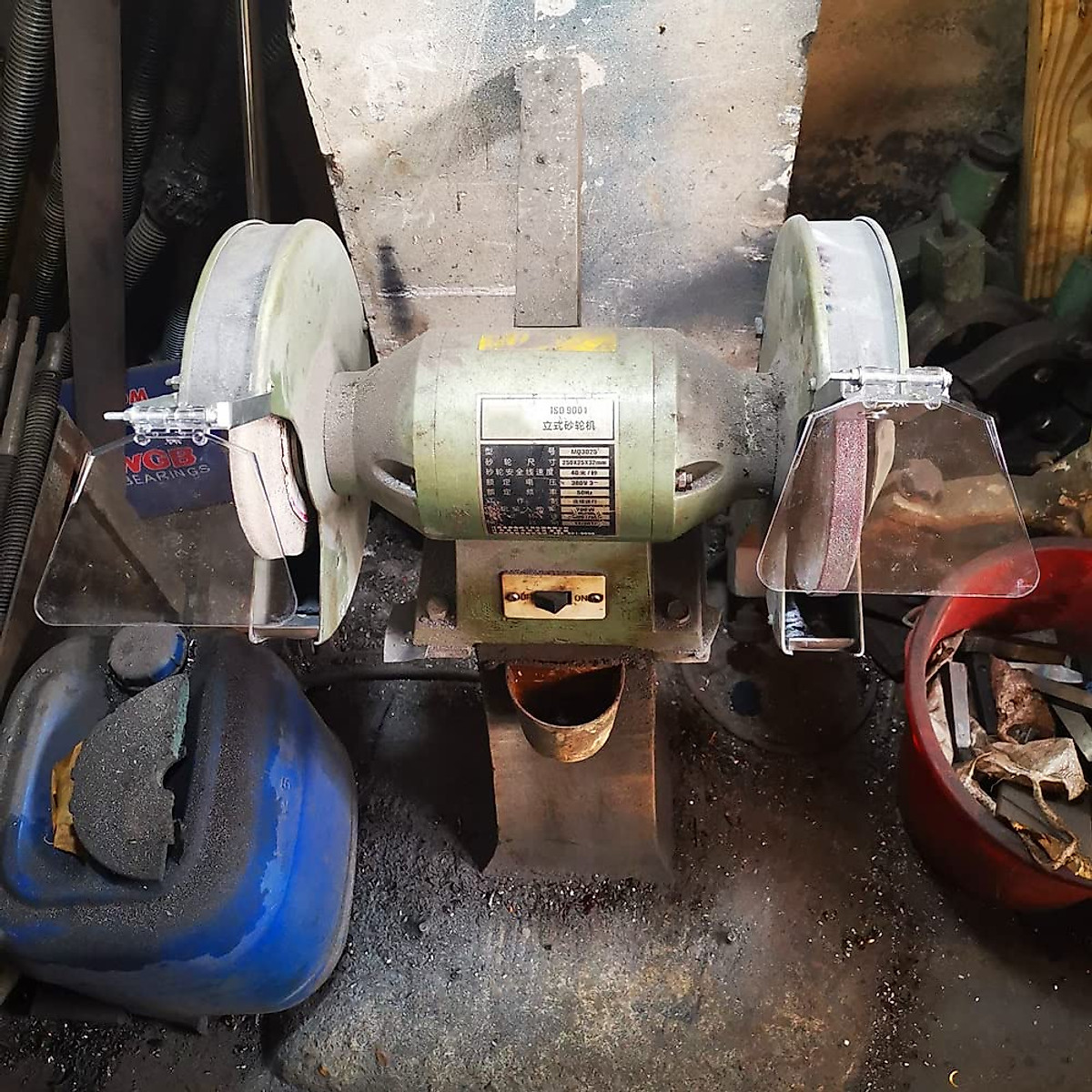 Bench Grinder Eye Shield, 4 Pcs Grinder Eyeshield Replacement Kit for Most Bench Grinders