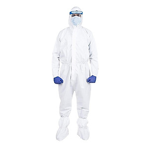 GCOCL Disposable Isolation Coveralls - L