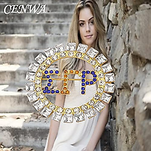 CENWA Sigma Gamma Rho Sorority Brooch Pin 1922 Sorority Paraphernalia Gift Greek Sorority Jewelry Gift (SGR round Pin2)