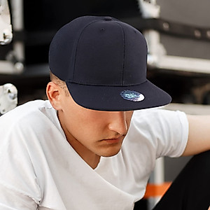 Trendy Apparel Shop XXL Oversize Laser Punching Mesh Back Flatbill Baseball Cap - Black - 2XL