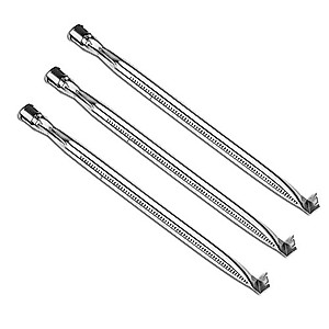 Uniflasy Replacement Parts for Charmglow Home Depot 3 Burner 720-0230, 720-0036-HD-05, Sterling Forge 720-0016 Gas Grills, Stainless Steel Grill Burner Tube, Heat Plates Tent Shield, Burner Cover