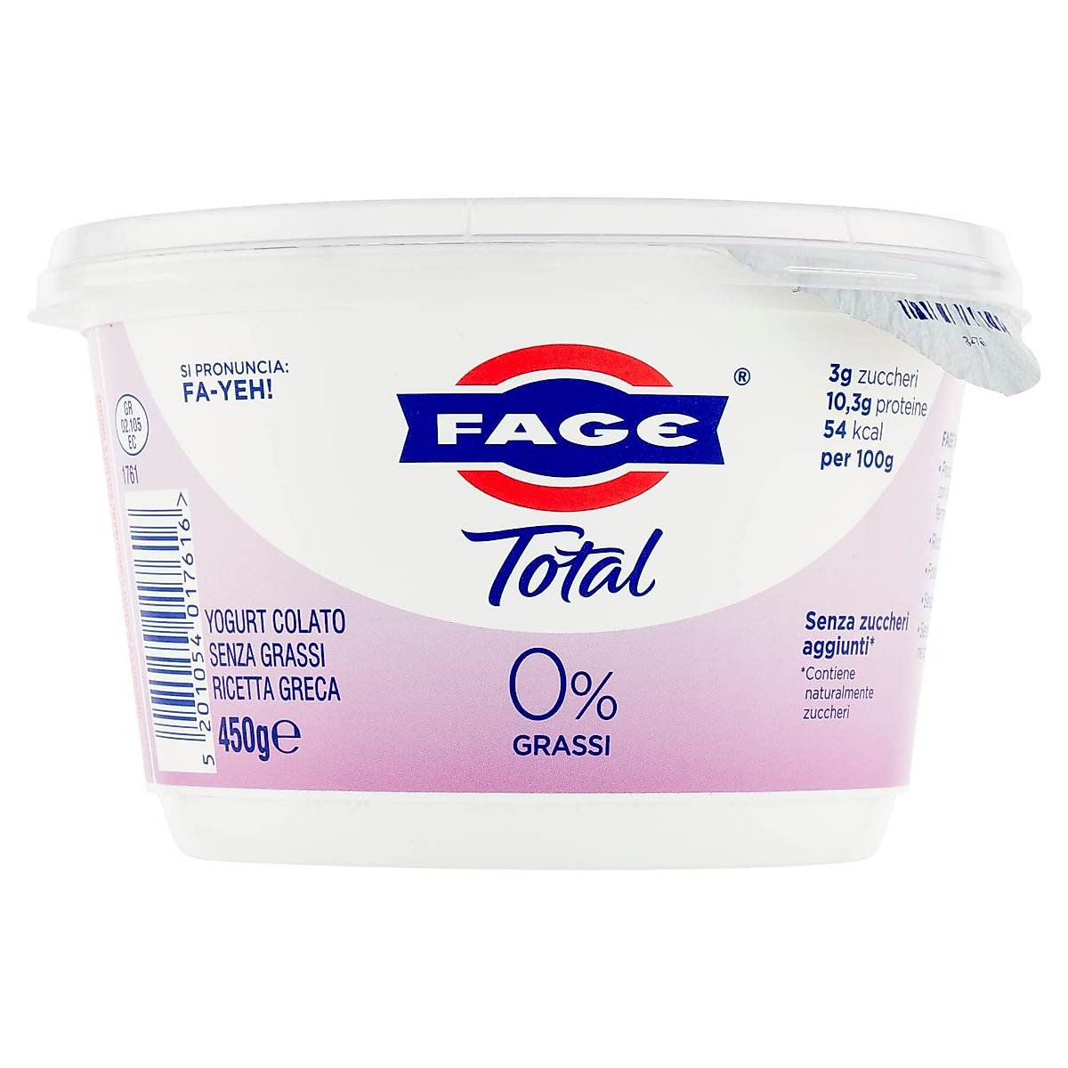 FAGE TOTAL, Greek Yogurt, 17.6 oz