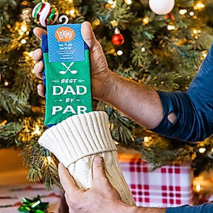 Lavley Funny Golfing Socks For Men, Women & Teens - Unique Golf Gifts For Golfers / Golf Stocking Stuffers (Best Dad By Par)