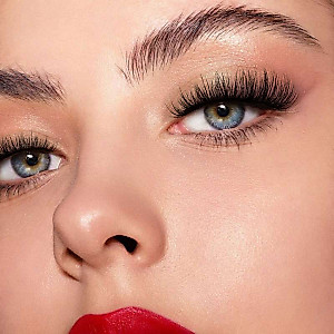 Lashes That Look Like Extensions False Eyelashes Natural Look Fluffy Wispy Faux Mink Lashes 16mm Fake Eye Lashes Pack by Kiromiro