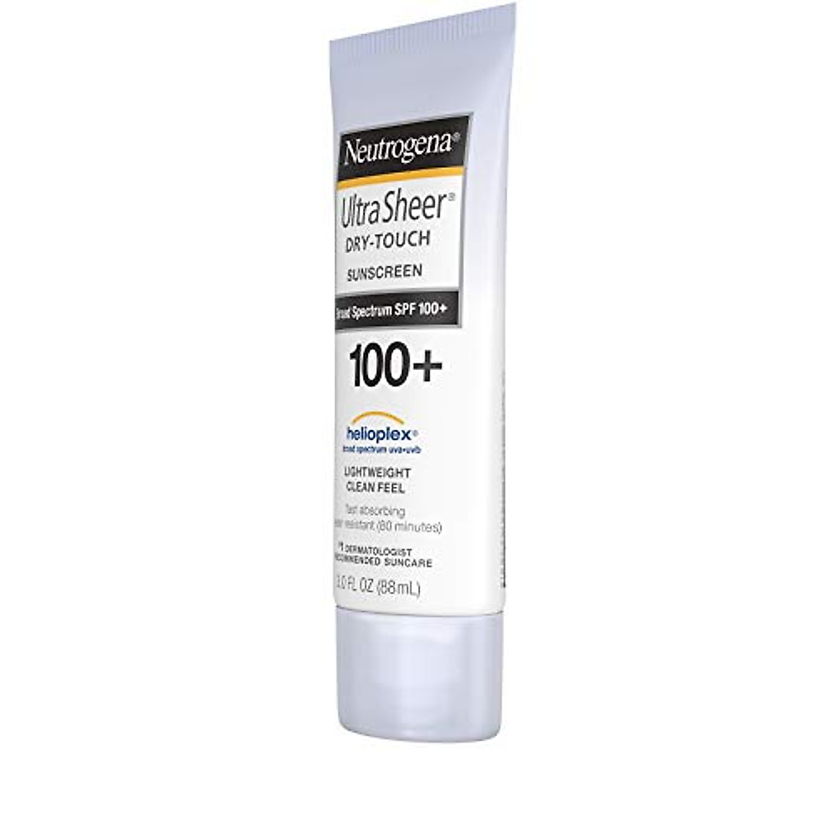 Neutrogena Ultra Sheer Dry-Touch Water Resistant and Non-Greasy Sunscreen Lotion with Broad Spectrum SPF 100+, 3 fl. oz