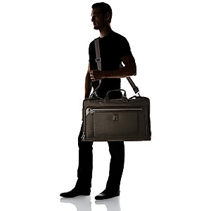 Travelpro Platinum Elite Tri-Fold Carry-On Garment Bag, Men and Women, Rich Espresso, 20-Inch