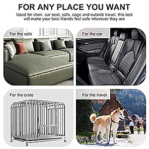 Hero Dog Extra Large Dog Bed Crate Pad Mat Soft Kennel Pads 48 in Non Slip Washable Dog Mattress Pet Beds Cushion for Pets Sleeping Mats