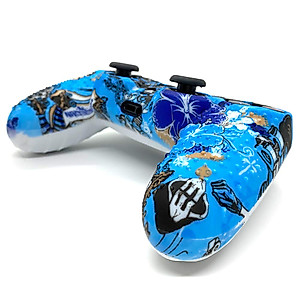 Antil-Slip Silicone Controller Cover Protective Case for PS4/SLIM/PRO Controller Soft Cover Skin for Dualshock 4 Controller with 2 Thumb Grips(Witch)