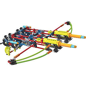 K’NEX K-FORCE Build and Blast® – Dual Cross Building Set – 368 Pieces – Ages 8+ – Engineering Education Toy