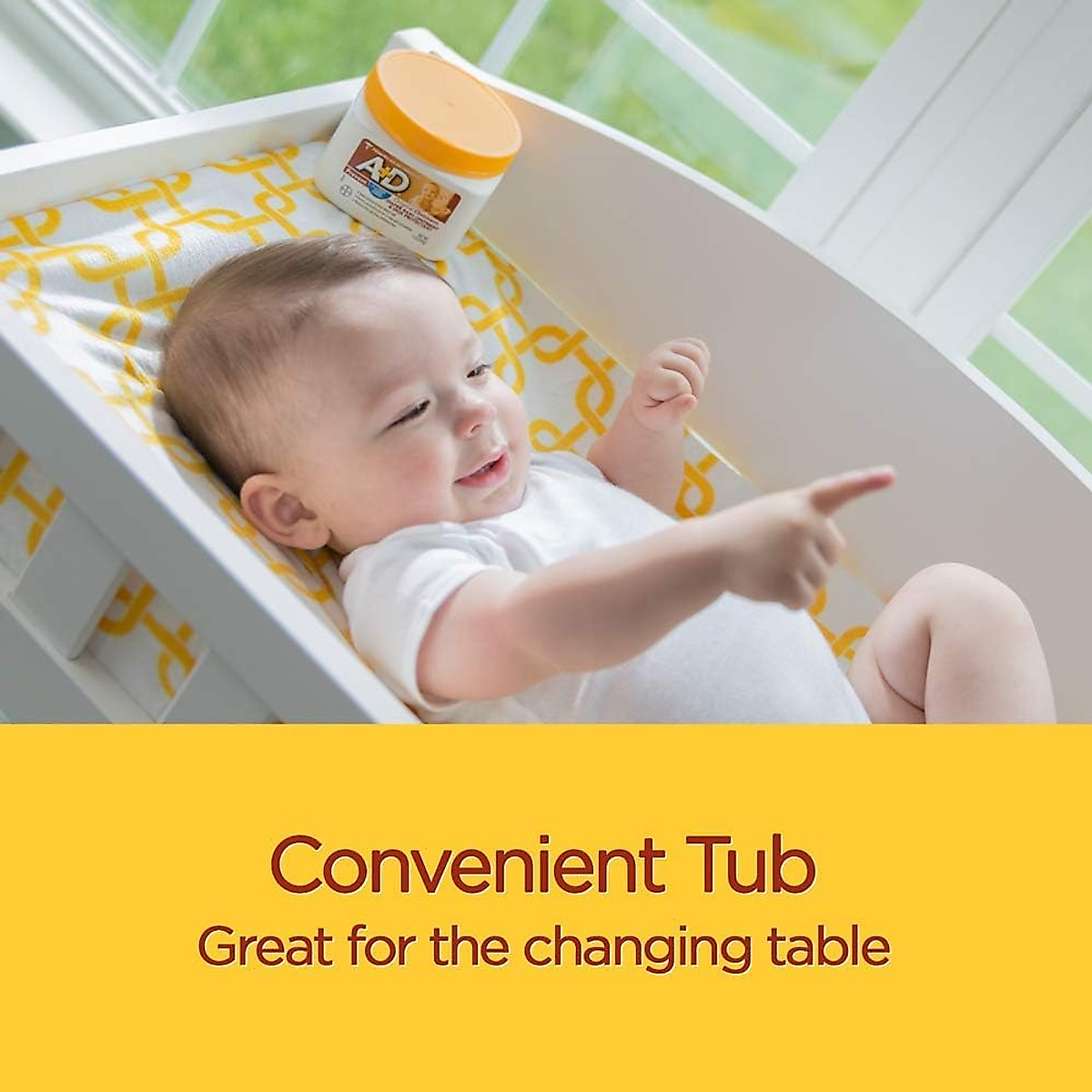 A+D Original Diaper Rash Ointment, Skin Protectant with Lanolin and Petrolatum, Seals Out Wetness, Helps Prevent Baby Diaper Rash, 1 Pound Jar. (2-Pack (1 Pound))