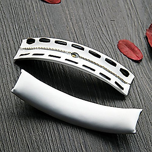 Learsoon Studio1.0 Replacement Top Headband Foam Cushion Pad Repair Parts for Beats Studio 1.0 Wired Studio (1st Gen) Wireless Over-Ear Headphone (White)