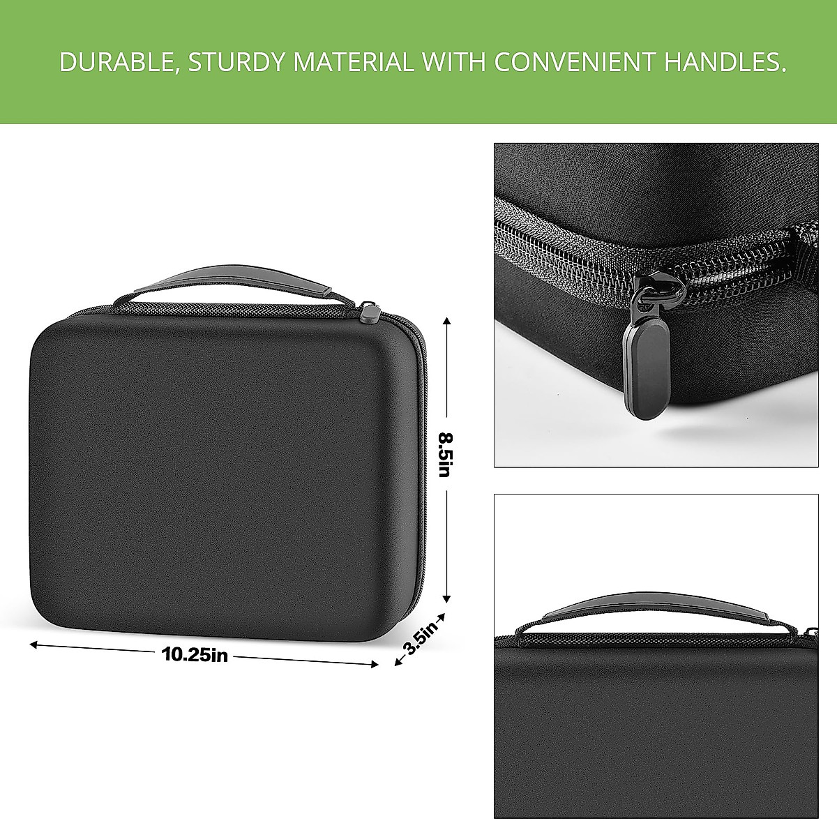 Battery Storage Box Holder Case for Dewalt for Milwaukee for Makita for Ryobi 8v/12v/18v/20v/60v Max XR Batteries and Charger - Bag Only