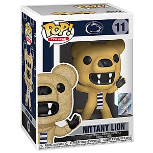 POP College Mascots: Penn State Nittany Lion Funko Pop Vinyl Figure Bundled with Multicolored 3.75 inches