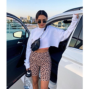 Diu Life 5 Pack High Waist Biker Shorts for Women - Buttery Soft 8" Womens Shorts for Workout, Yoga, Athletic