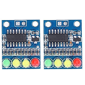 2Pcs Battery Level Indicator Battery Capacity Module Battery Level Indicator Module Module Capacity Tester Board 4 Phase 12V with 4pcs LED