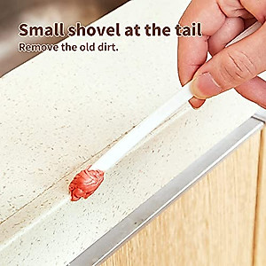 4 Set 28Pcs Small Disposable Crevice Cleaning Brushes for Toilet Corner,Skinny Gap Cleaner Scrub for Window Groove,Door Track, Keyboard,Detail Cleansing Brushes for Kitchen Stove,Blind,Air Vent,Fan