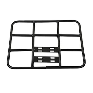 Food Delivery Box Rack Rear Grille Universal Motorcycle Rear Rack Extension 80kg Loading Seamless Steel Tube for Motorcycle Electric Bicycle(48/38-Type 2)