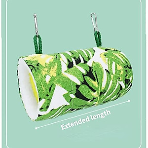 Barn Eleven Bird Nest House Hut Hammock, Winter Warm Nest, Snuggle Bird Hammock Hanging Happy Hut Bird Parrot Hideaway Cage Toy for Parrot Budgies Parakeet Cockatiels Conure Lovebird Finch (Medium)