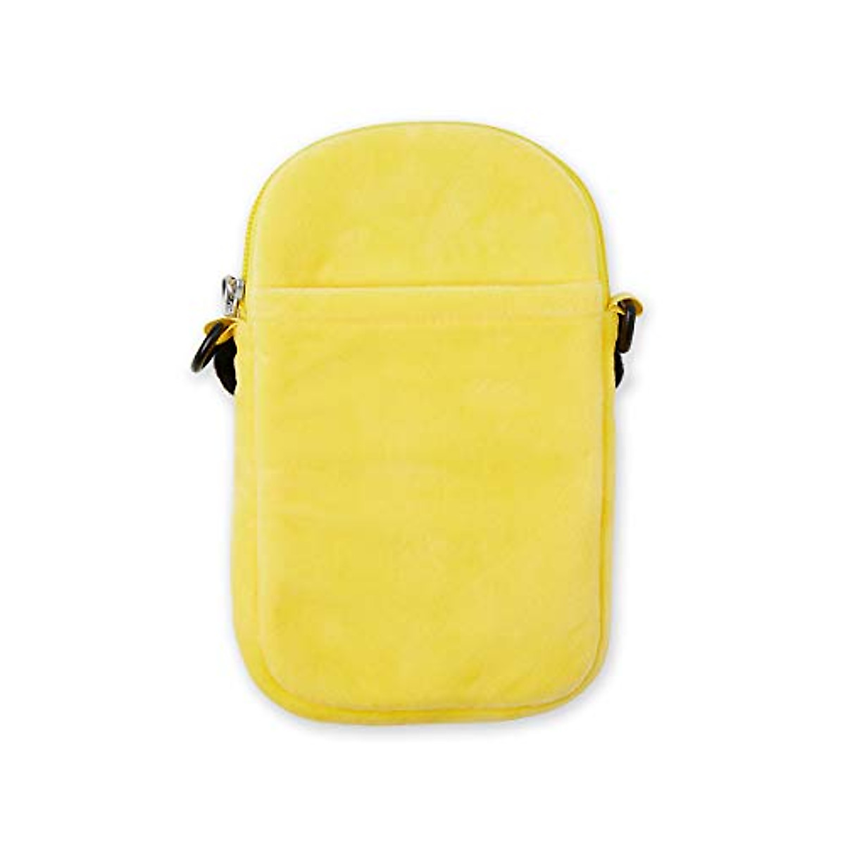 BT21 Baby Series CHIMMY Character Plush Coin Purse Makeup Toiletry Pouch Card Wallet with Lanyard, Yellow