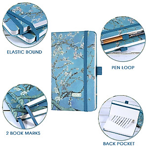 2023-2026 Monthly Pocket Planner/Calendar - 3 Year Monthly Planner 2023-2026, Jul 2023 - Jun 2026(36 Months), 6.3" x 3.8", with 61 Notes Pages, Inner Pocket, 2 Bookmarks, Pen Holder & Elastic Closure