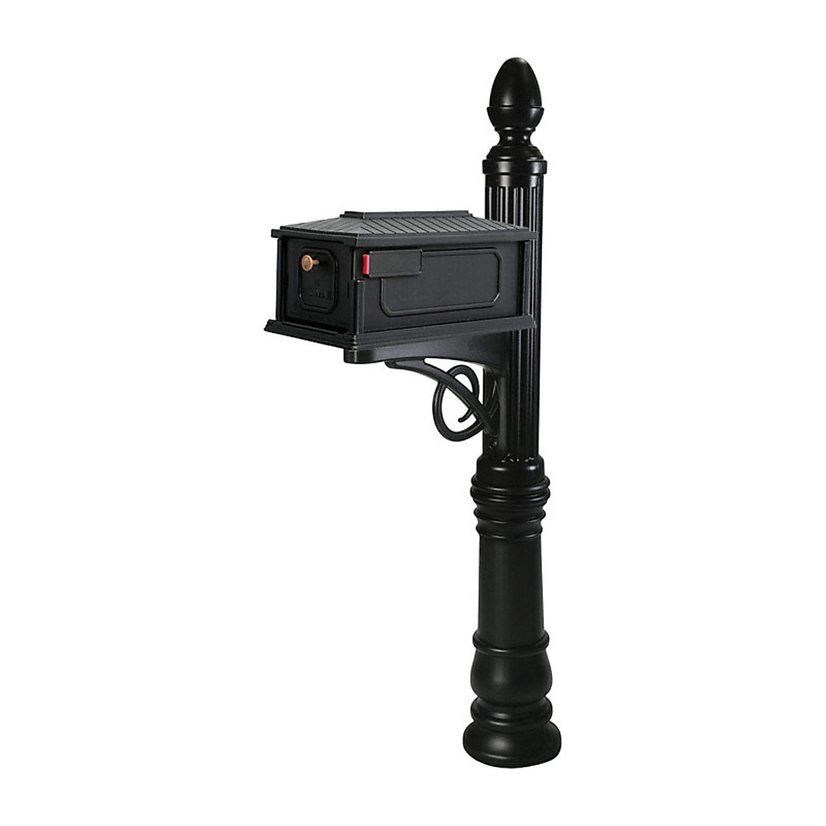 Stratford Plastic Mailbox and Post Combo