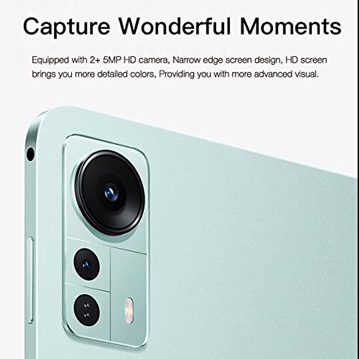 Tablet 10.1 inch Android 8.1 Tablet Latest Octa-Core Processor, 32GB ROM+3GB RAM Storage, 2MP+5MP Camera, Bluetooth, 128GB Expand Support, IPS Full HD Display, WiFi, Dual-SIM 丨Blue