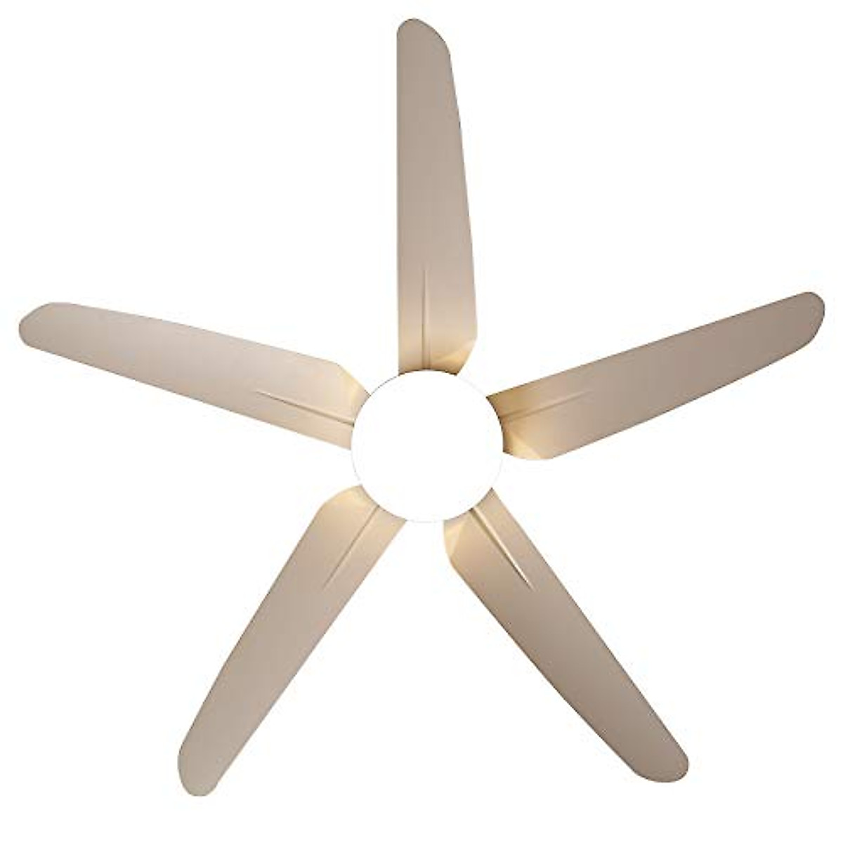 FINXIN Indoor Ceiling Fan Light Fixtures White Remote LED 52 Ceiling Fans For Bedroom,Living Room,Dining Room Including Motor,5-Blades,Remote Switch (5-Blades)