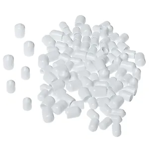ClosetMaid 75355 Wire Shelf End Caps, 24 Large and 60 Small, 84 Pack, White