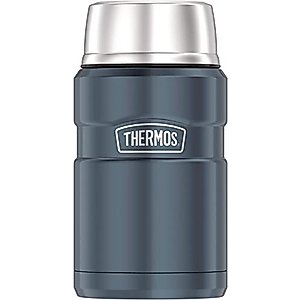 THERMOS Stainless King Vacuum-Insulated Food Jar , 24 Ounce, Slate