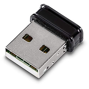 TRENDnet Wireless N150 Micro USB Adapter, WPA2 Encryption, Easy Setup, Ultra Compact Design, QoS, Windows & Mac Compatible, TEW-648UBM