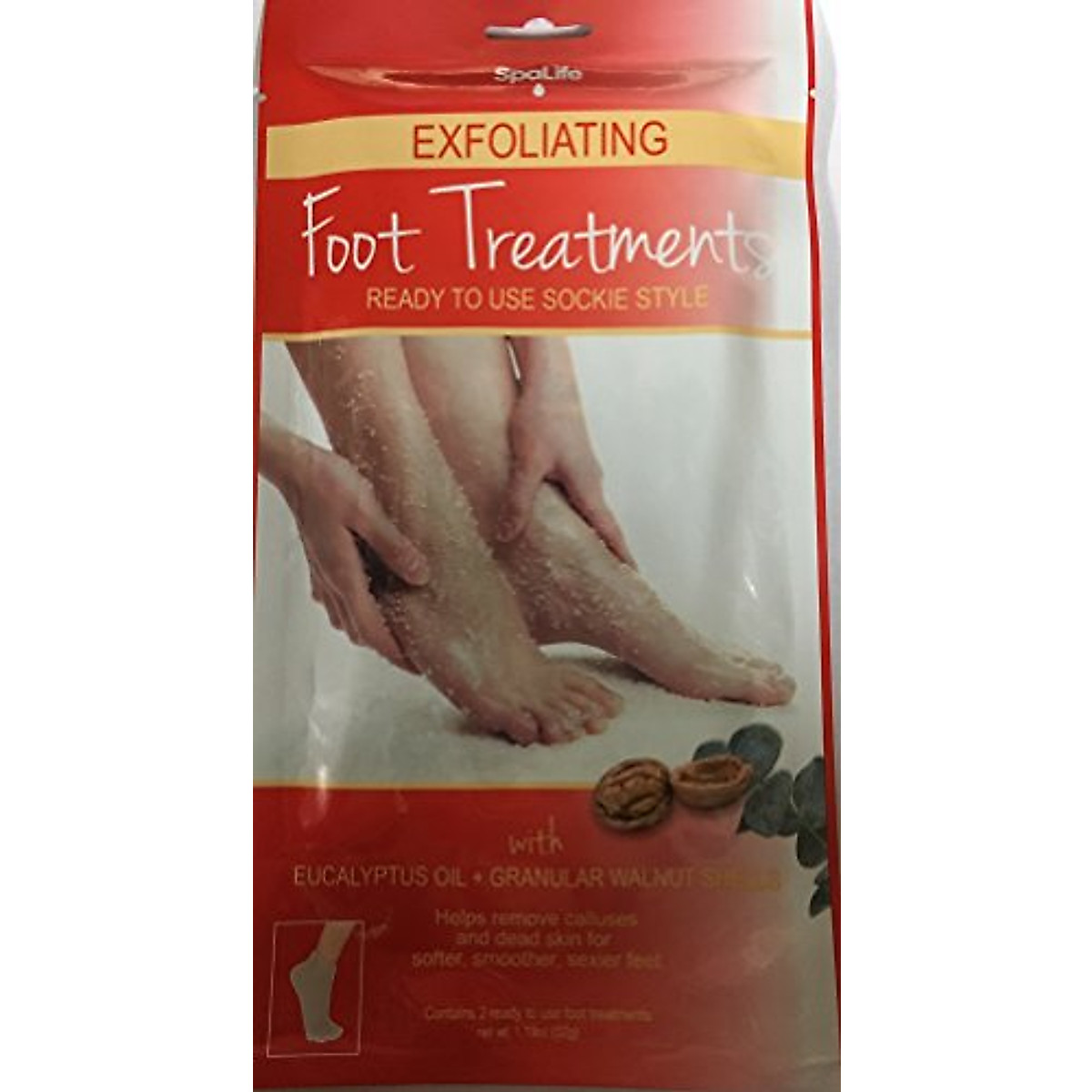 SpaLife Exfoliating Foot Treatment with Eucalyptus Oil and Walnut Shells
