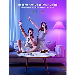 Govee Smart Light Bulbs 1200 Lumens, Color Changing Light Bulbs RGBWW Dimmable, Works with Alexa & Google Assistant, Color Lights Bulb, 12W 85W Equivalent A19 LED Bulbs for Bedroom Living Room, 2 Pack