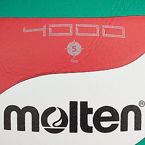 Molten V5M4000 Volleyball Size 5 White/Green/Red