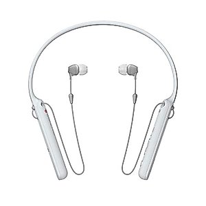 Sony - C400 Wireless Behind-Neck in Ear Headphone White (WIC400/W)